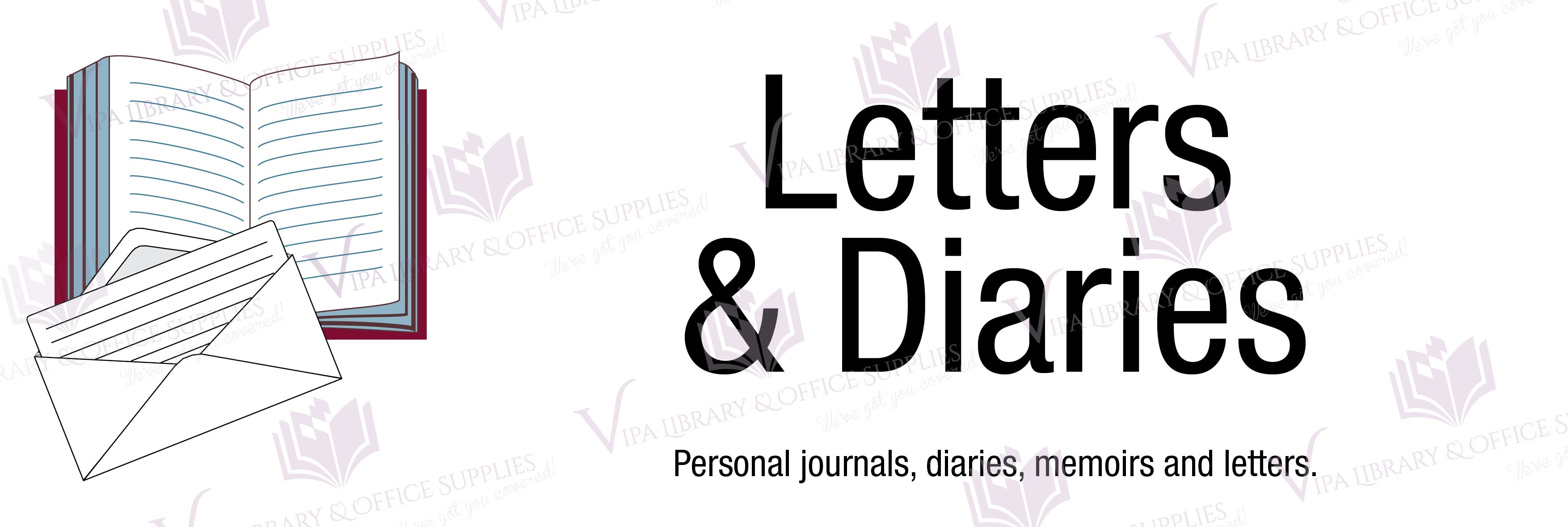 Letters & Diaries – Vipa Library Supplies