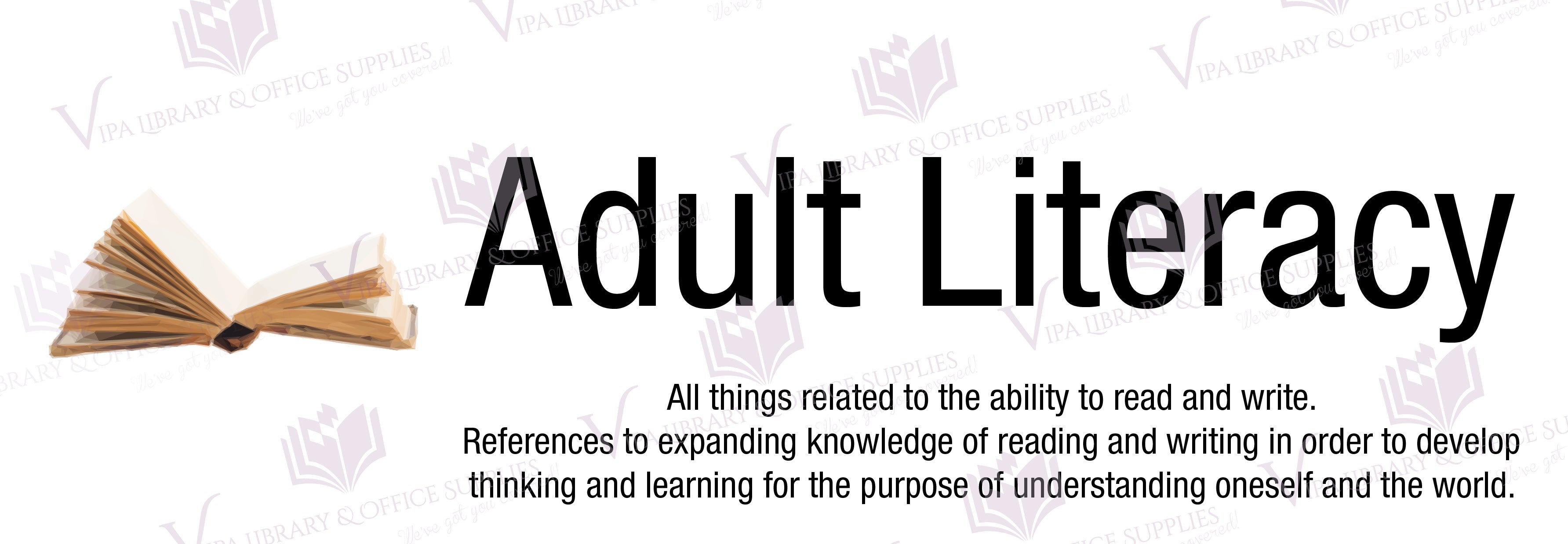 Shop Adult Literacy Shelf Divider Online in Australia